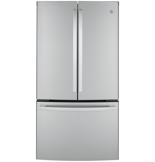 GE 23.1 cu. ft. French Door Fridge, Counter Depth, ENERGY STAR – GWE23GYNFS